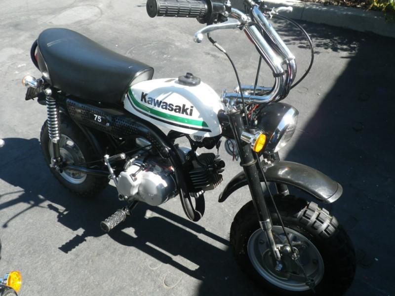 Two - 1979 Kawasaki KV75 Mini Trails - Street for sale on 2040-motos