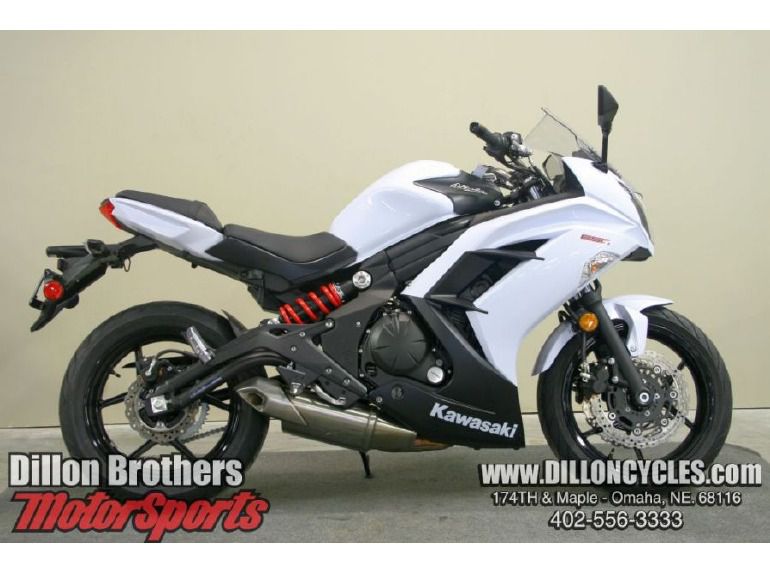 2013 Kawasaki EX650EDS - Ninja 650 - White for sale on 2040-motos