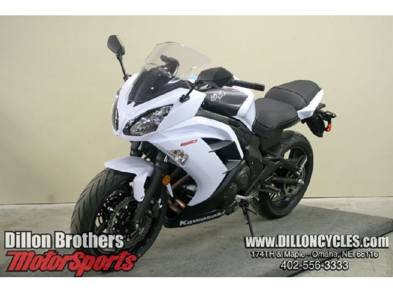 2013 Kawasaki EX650EDS - Ninja 650 - White for sale on 2040-motos