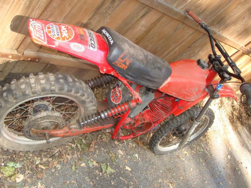 Buy 1980 Honda CR250 CR 250 Vintage Motocross Parts Bike on 2040-motos
