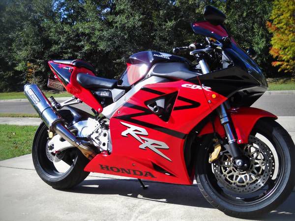2003 Honda CBR 954 blk/red w/exhaust + for sale on 2040-motos